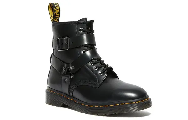 Dr. Martens Cristofor Leather Harness Lace Up Boots