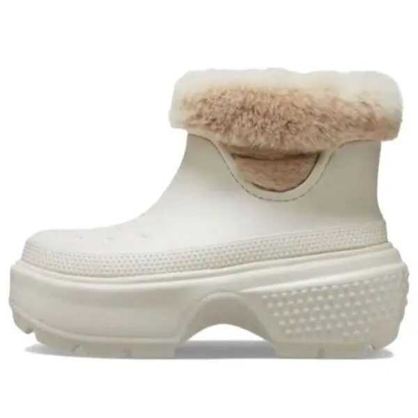CROCS Stomp Lined Boots - White