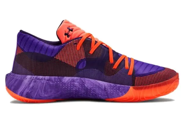 Under Armour Anatomix Spawn Low "voodoo" Basketball Sneakers - Purple