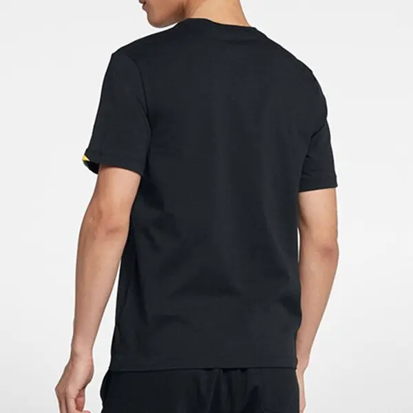 Nike Big Swoosh Tee Background Hook Short Sleeve Male - Black