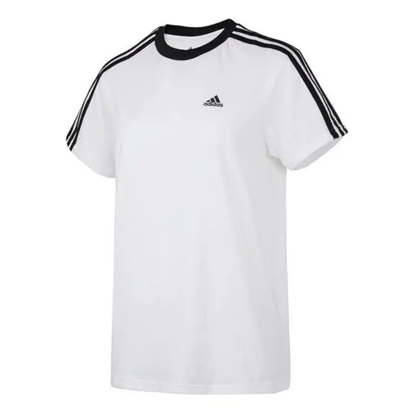 Adidas Essentials 3-stripes T-shirt - White/black