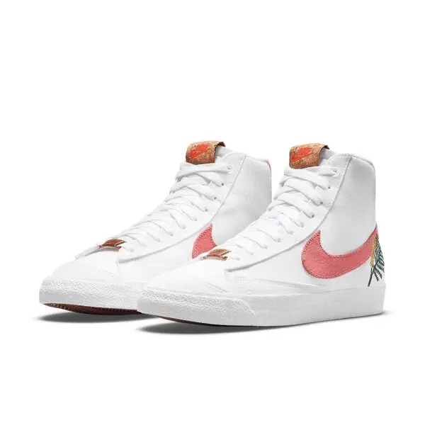 Nike Blazer Mid '77 'catechu' High-top Sneakers - White/lt Sienna