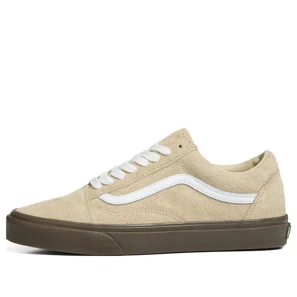 VANS Hairy Suede Old Skool Sneakers - Cream/brown