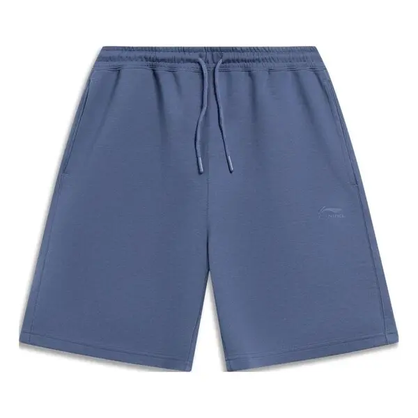 LI-NING Chinese Color Label Logo Shorts - Blue