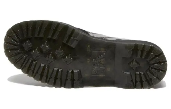 Dr. Martens 1461 Animal Clash Leather & Suede Platform Shoes