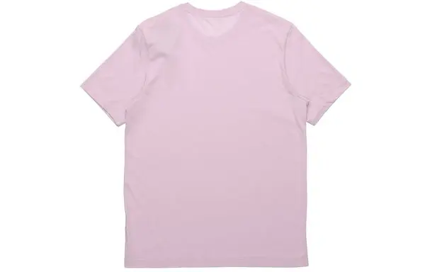 Nike Club Embroidered Small Round Neck Short Sleeve Purple - Lavender