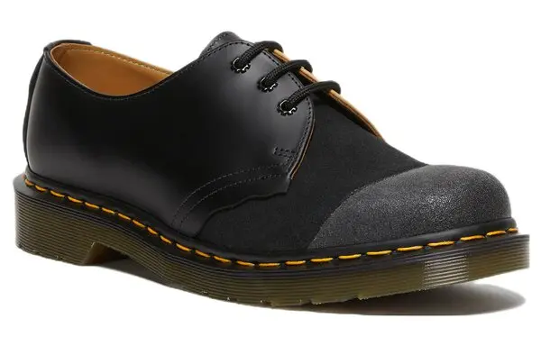 Dr. Martens 1461 Reverse Oxford Shoes - Black/tan