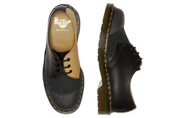 Dr. Martens 1461 Reverse Oxford Shoes - Black/tan