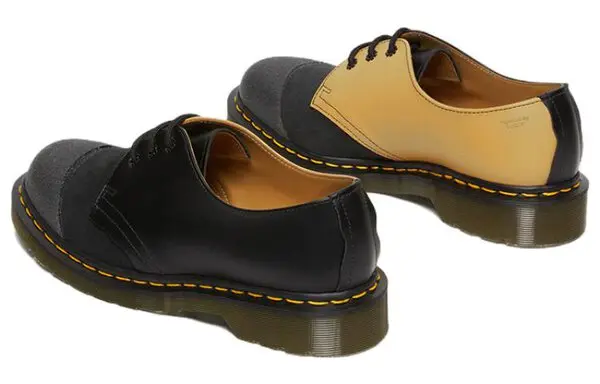Dr. Martens 1461 Reverse Oxford Shoes - Black/tan