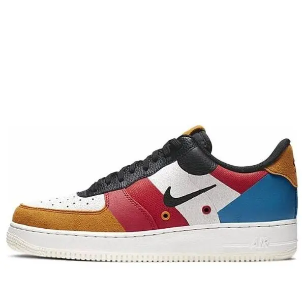 Nike Force 1 Low Prm Sneakers - Yellow/white/blue