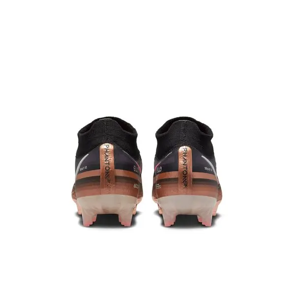 Nike Phantom Gt2 Elite Df Fg Football Boots - Metallic Copper/black/white