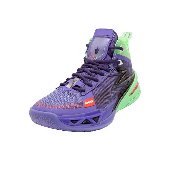 361 DEGREES Big3 5.0 Pro Pe 'joker' Sneakers - Purple/green/orange