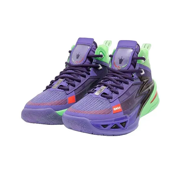 361 DEGREES Big3 5.0 Pro Pe 'joker' Sneakers - Purple/green/orange