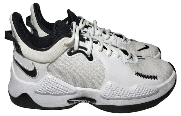 Nike Pg 5 Tb Low Top Sneakers - Whiteblack