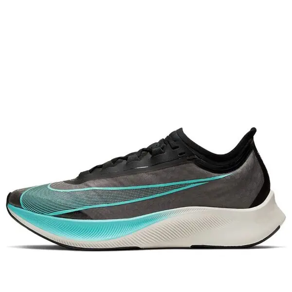 Nike Zoom Fly 3 Athletic Sneakers - Black/aurora Green-phantom