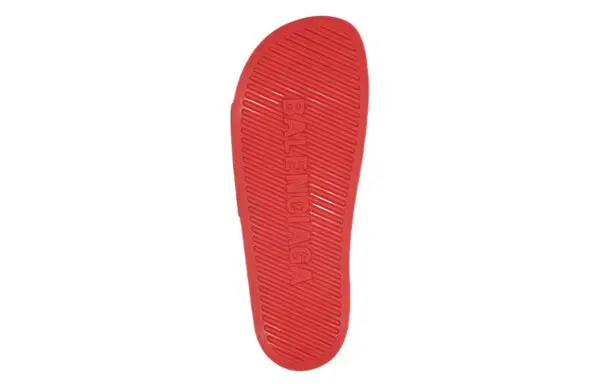 Balenciaga Pool Slides - Red/white