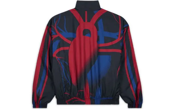 Nike X Fc Barcelona X Patta Jacket 'black Red Blue