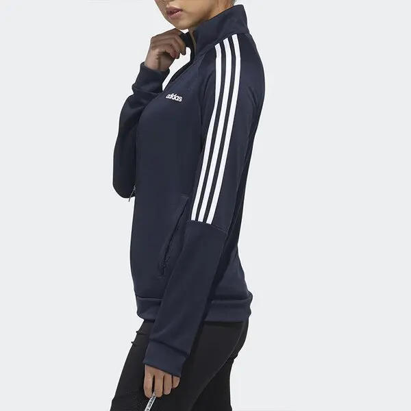 Adidas Stand Collar Track Jacket - Navy