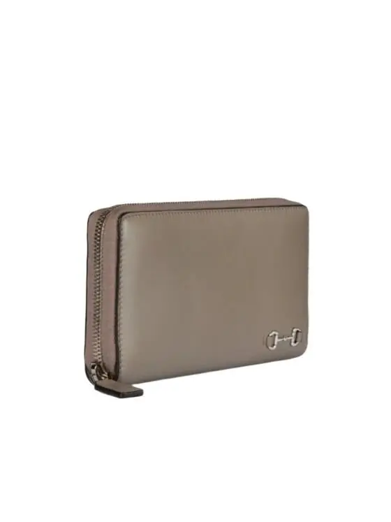 Gucci 25 Horsebit Zip Around Wallet
