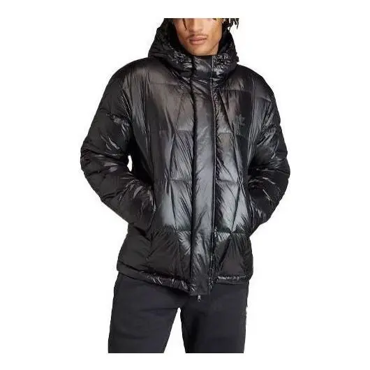 Adidas Lightweight Down Puffer Jacket - Black