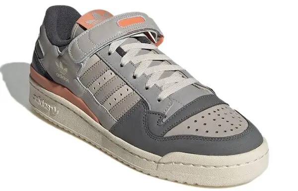 Adidas Originals Forum 84 Low Shoes - Creamgray/light Gray/dark Gray