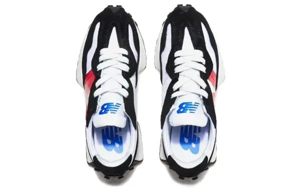 NEW BALANCE 327 Athletic Sneakers - White/black/true Red