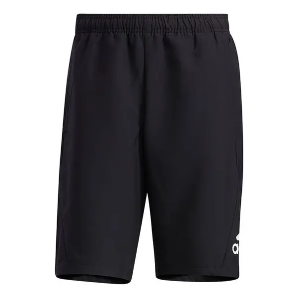 Adidas M Mh Wov Short Casual Sports Breathable Alphabet Printing Shorts - Black