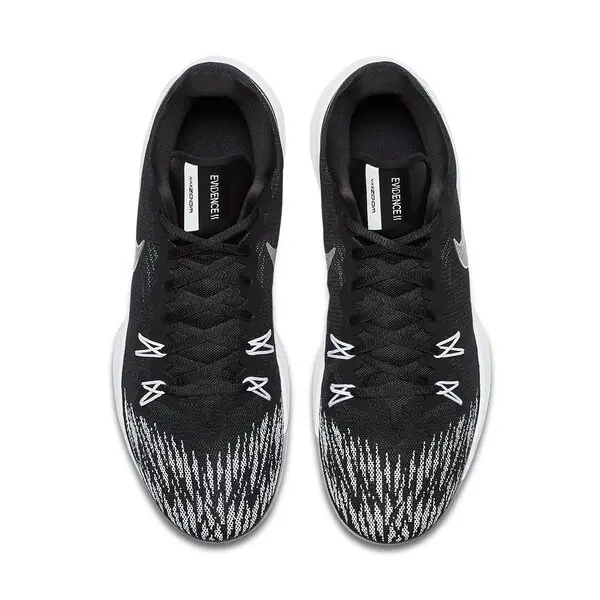 Nike Zoom Evidence 2 Basketball Sneakers - Black/white