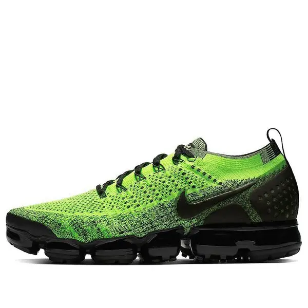 Nike Vapormax 2 Flyknit Sneakers - Black/green