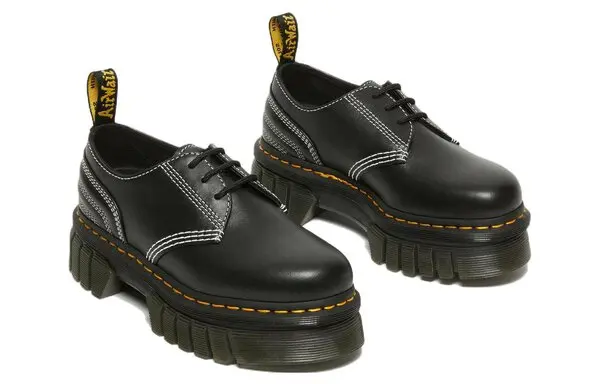 Dr. Martens Audrick Platform Lace-up Shoes - Black