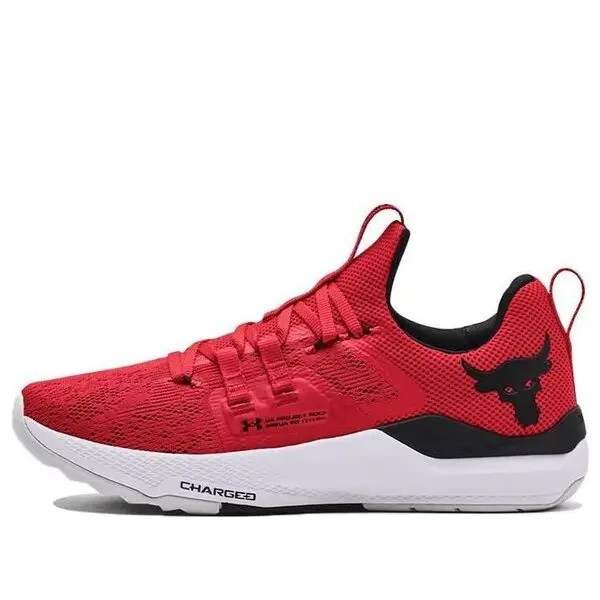 Under Armour Project Rock Bsr Athletic Sneakers - Red/white