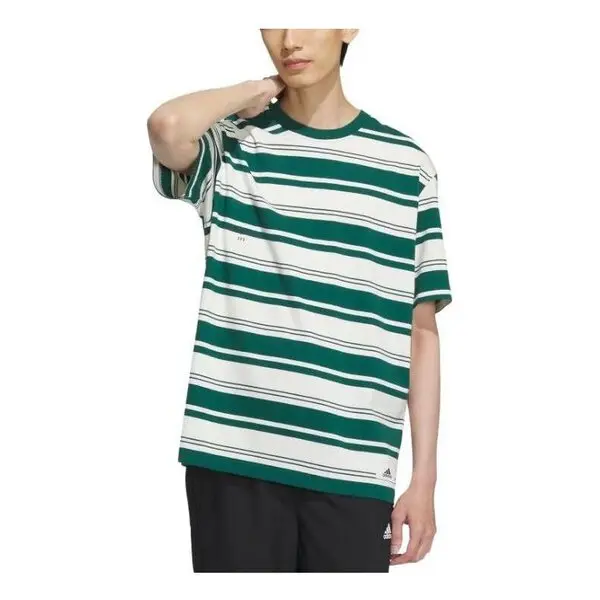 Adidas Spw Stripe T-shirts 'green White