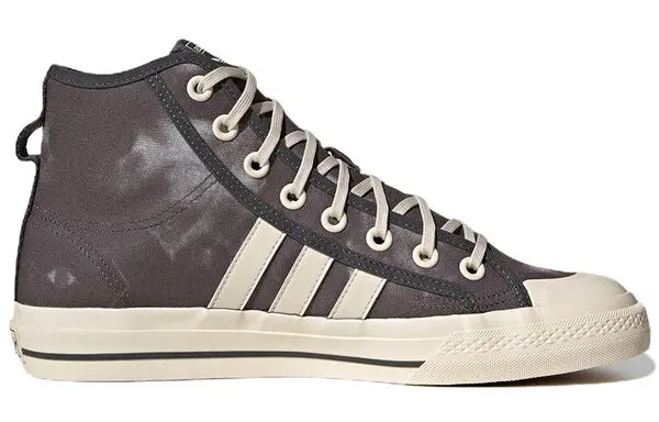 Adidas Nizza High Top Sneakers - Brown/white