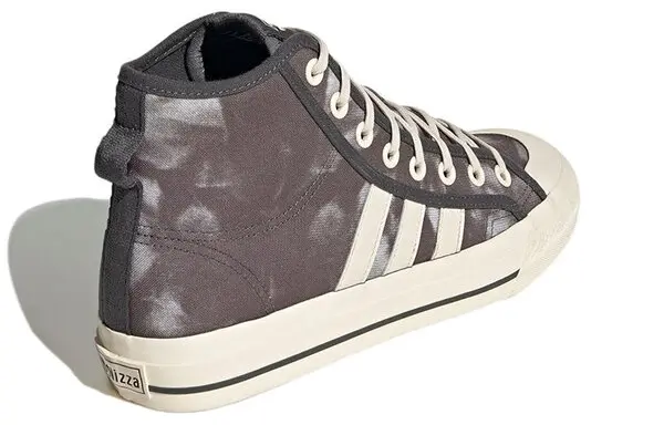 Adidas Nizza High Top Sneakers - Brown/white