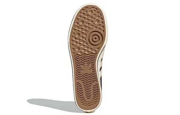 Adidas Nizza High Top Sneakers - Brown/white