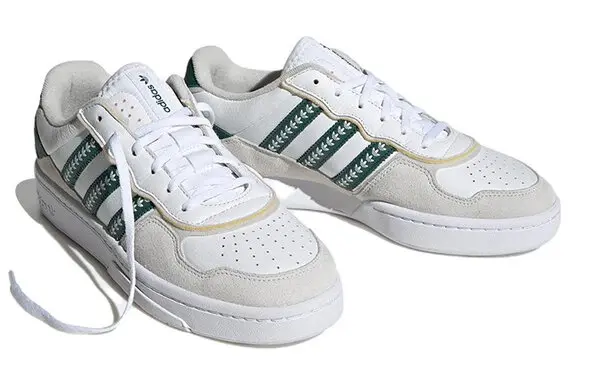 Adidas Originals Courtic Sneakers - White/green/grey
