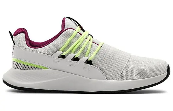 Under Armour Charged Breathe Lace Athletic Shoes - White/green