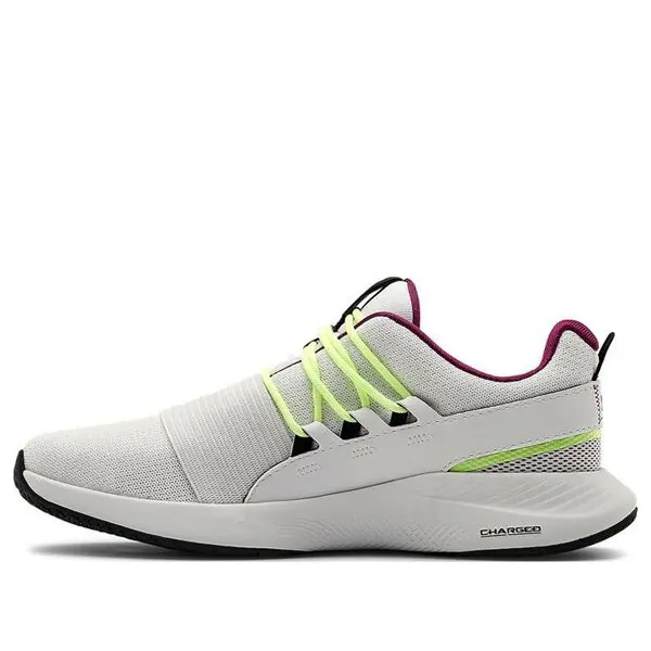 Under Armour Charged Breathe Lace Athletic Shoes - White/green