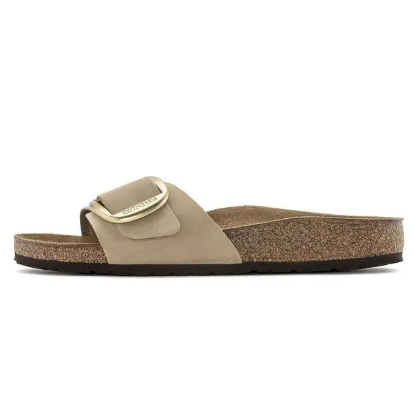 BIRKENSTOCK Madrid Big Buckle Sandals - Tan