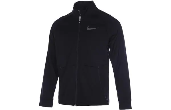 Nike Logo Label Zipper Cardigan Stand Collar Long Sleeve Jacket