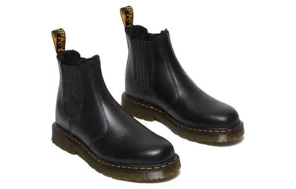 Dr. Martens 2976 Wintergrip Leather Chelsea Boots - Black