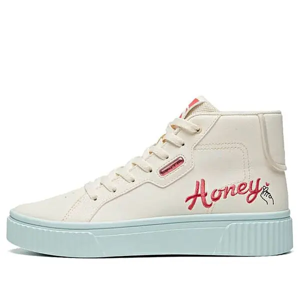 ANTA High Top Canvas Sneakers