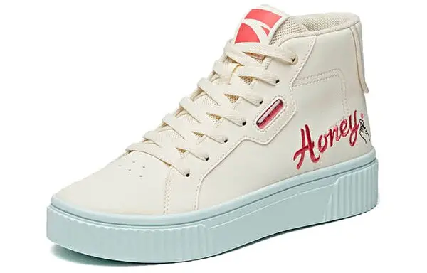 ANTA High Top Canvas Sneakers