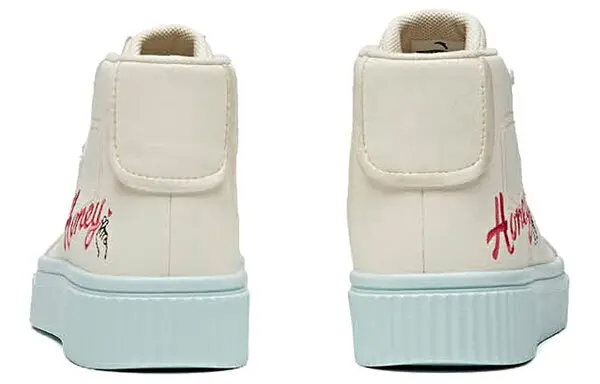 ANTA High Top Canvas Sneakers