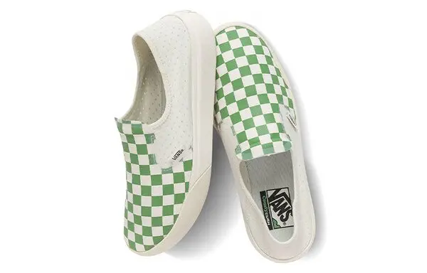 VANS Comfycush One Slip-on Sneakers - Green/white