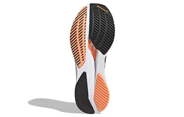Adidas Adizero Boston 11 Athletic Sneakers - Grey/orange/white