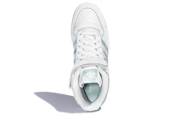 Adidas Originals Forum Mid Sneakers - White/gray/light Blue
