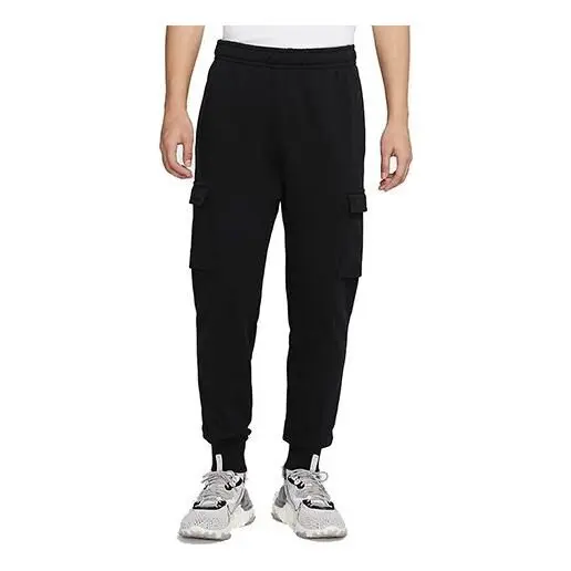 Nike Club Cargo Casual Jogger Pants - Black