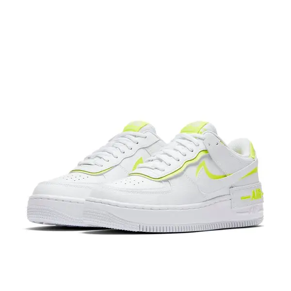 Nike Force 1 Shadow Sneakers - White/yellow