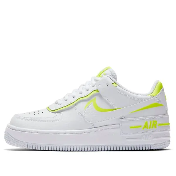 Nike Force 1 Shadow Sneakers - White/yellow